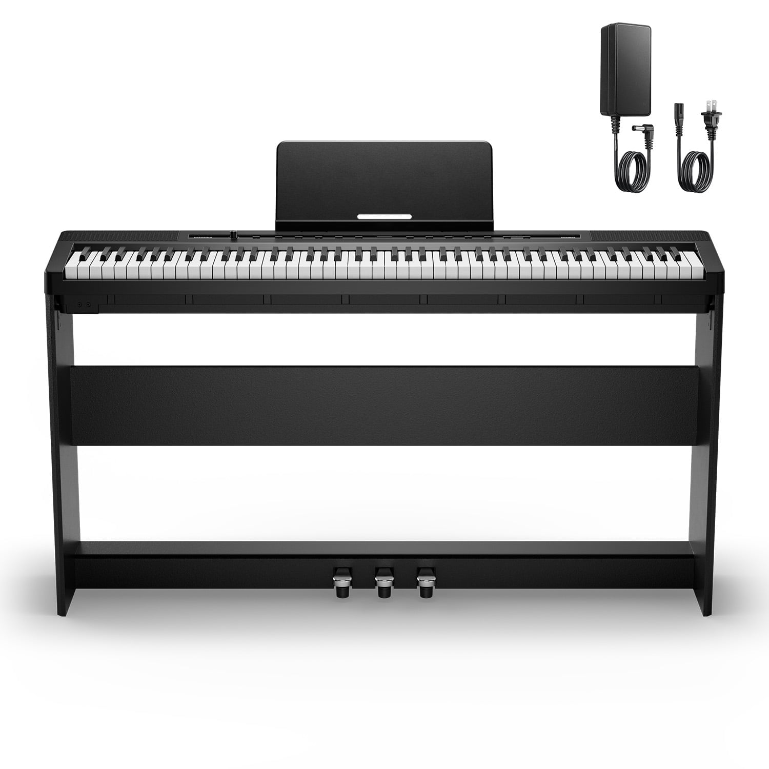 Donner Portable Digital Piano Set with Fully-weighted 88 Keys for ...