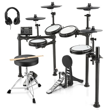 Alesis Nitro Mesh 8-Piece Electronic Drum Kit with Mesh Heads, Digital ...