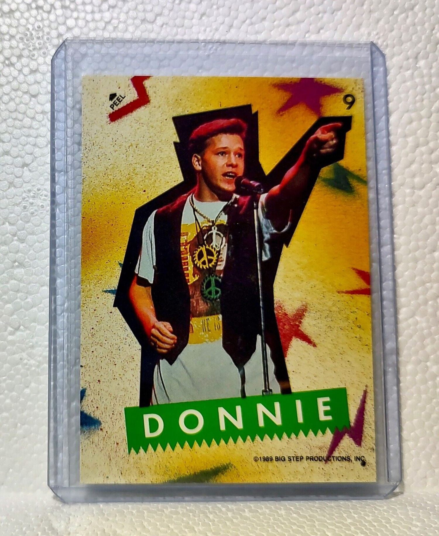 Donnie 1989 New Kids on the Block #9 Sticker Trading Card - Walmart.com