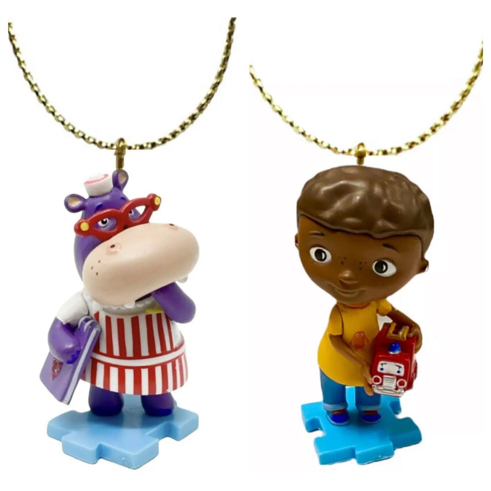 Donny Boy & Hallie Hippo PVC Ornament Figure Doc McStuffins Figurine ...