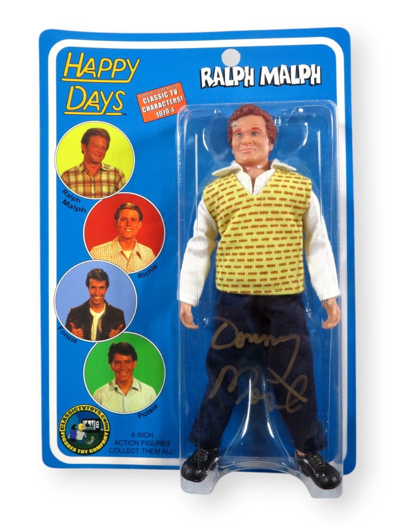 Donny Most Signed Autographed Action Figure Happy Days Ralph Malph BAS ...