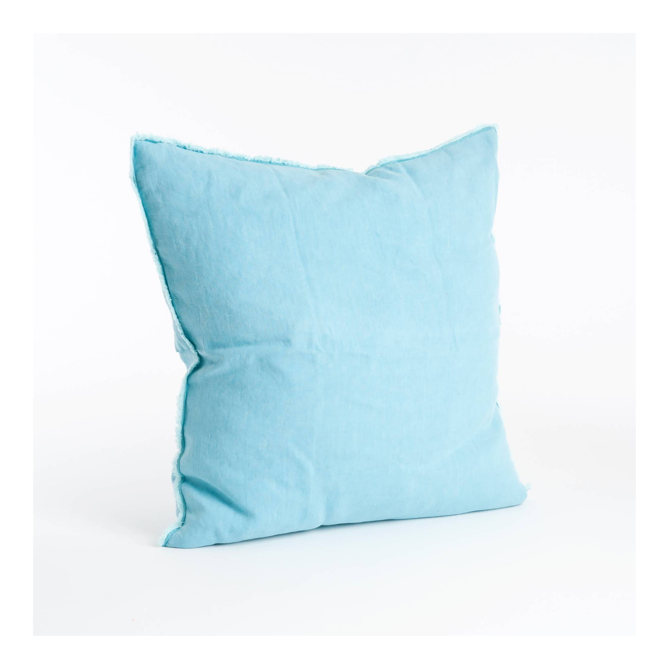 Donny Osmond Home 20"x20" Oversize Fringed Design Linen Square Throw ...