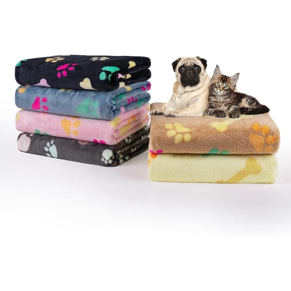 Dono 1 Pack 6 Dog&Cat Blanket, Soft Fluffy Fleece Puppy Blanket for ...