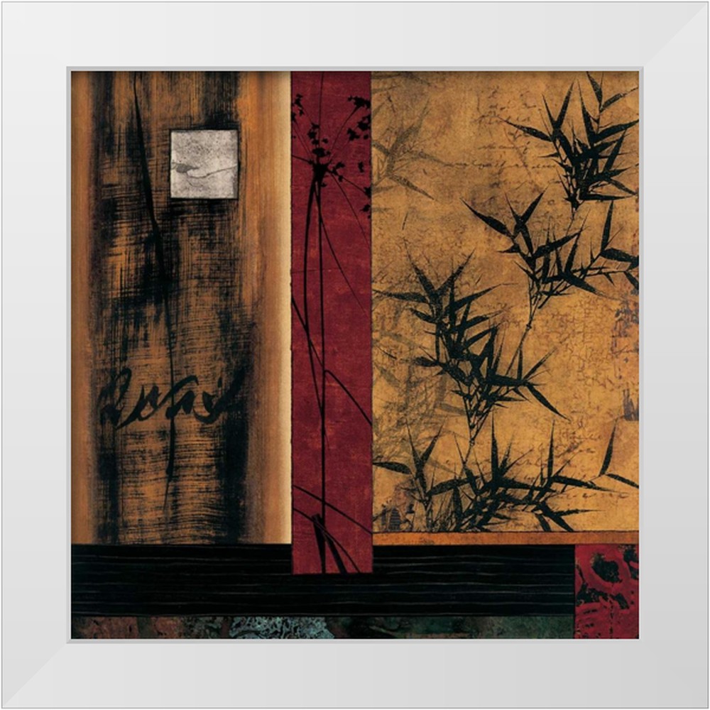 Donovan, Chris 12x12 White Modern Wood Framed Museum Art Print Titled ...