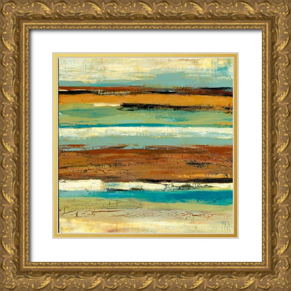 Donovan, Maria 15x15 Gold Ornate Wood Framed with Double Matting Museum ...