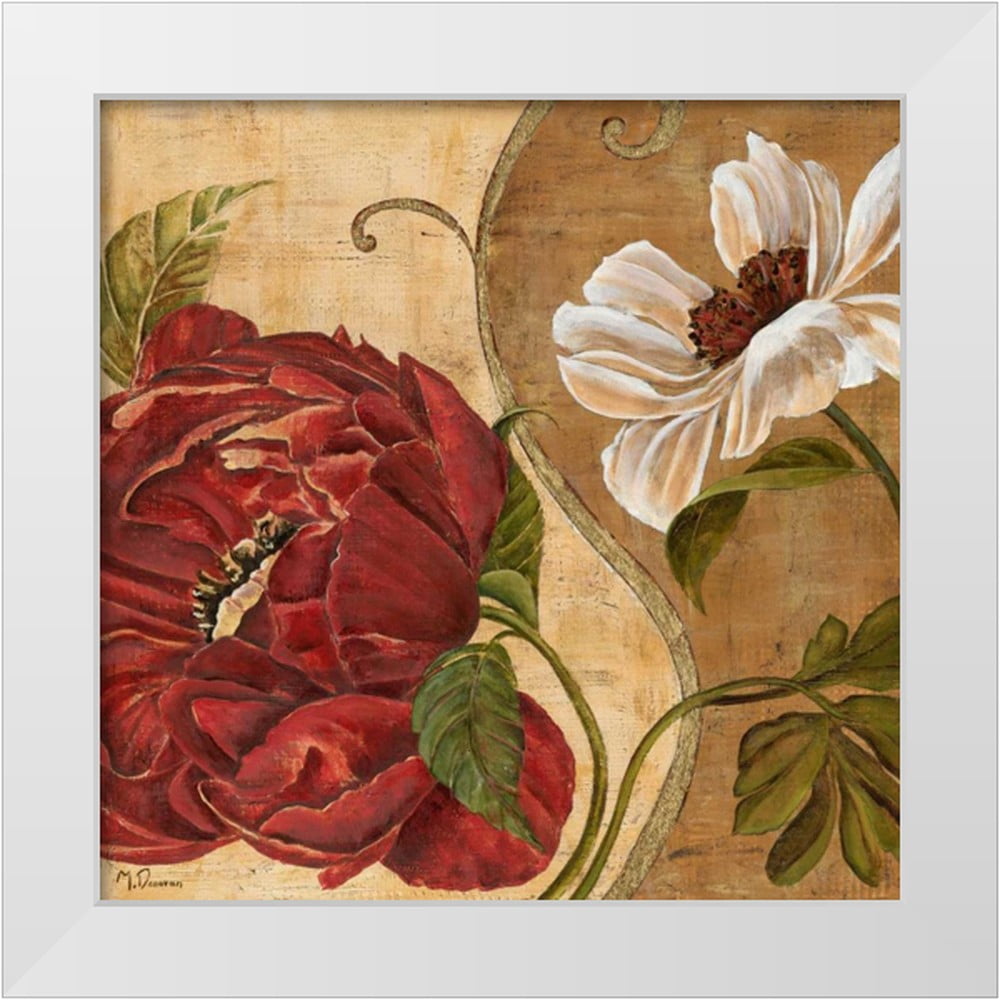 Donovan, Maria 26x26 White Modern Wood Framed Museum Art Print Titled ...