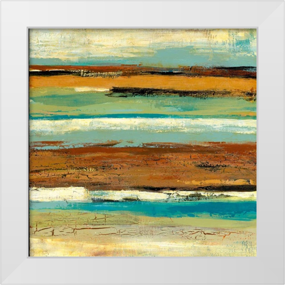Donovan, Maria 26x26 White Modern Wood Framed Museum Art Print Titled ...