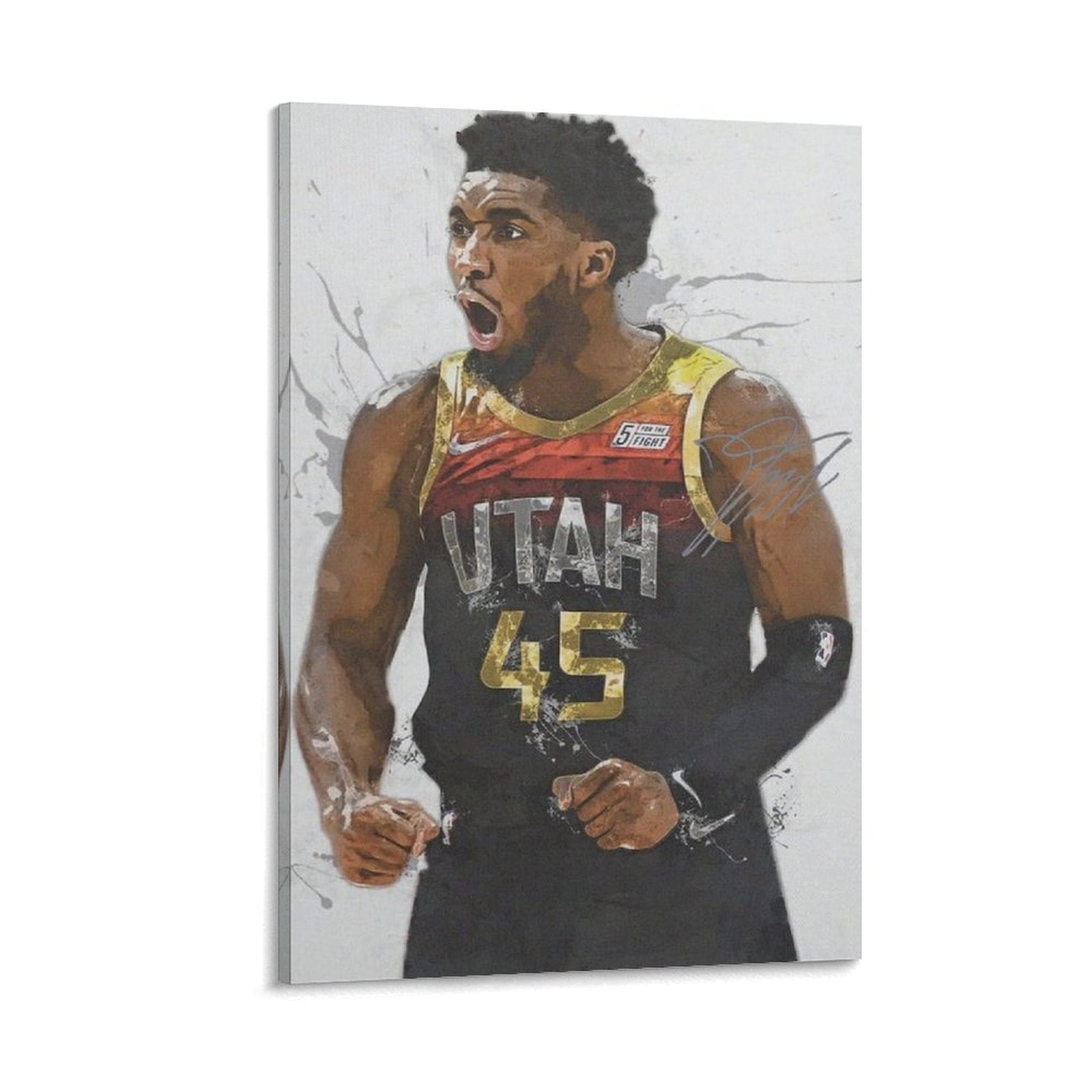 Donovan Mitchell Canvas Poster Picture Print Wall Art Poster Painting ...