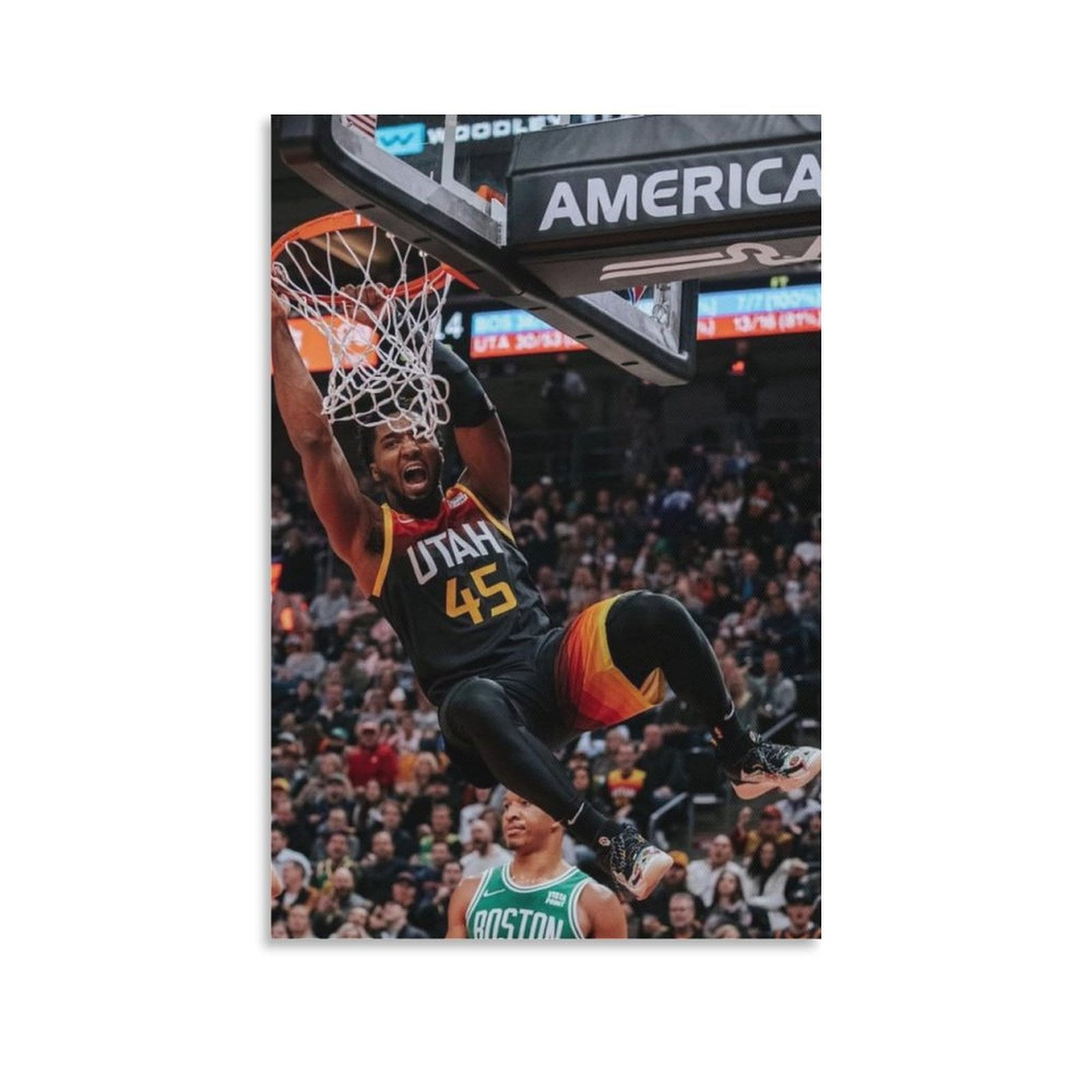 Donovan Mitchell Canvas Poster Posters Art Print Wall Photo Paint ...