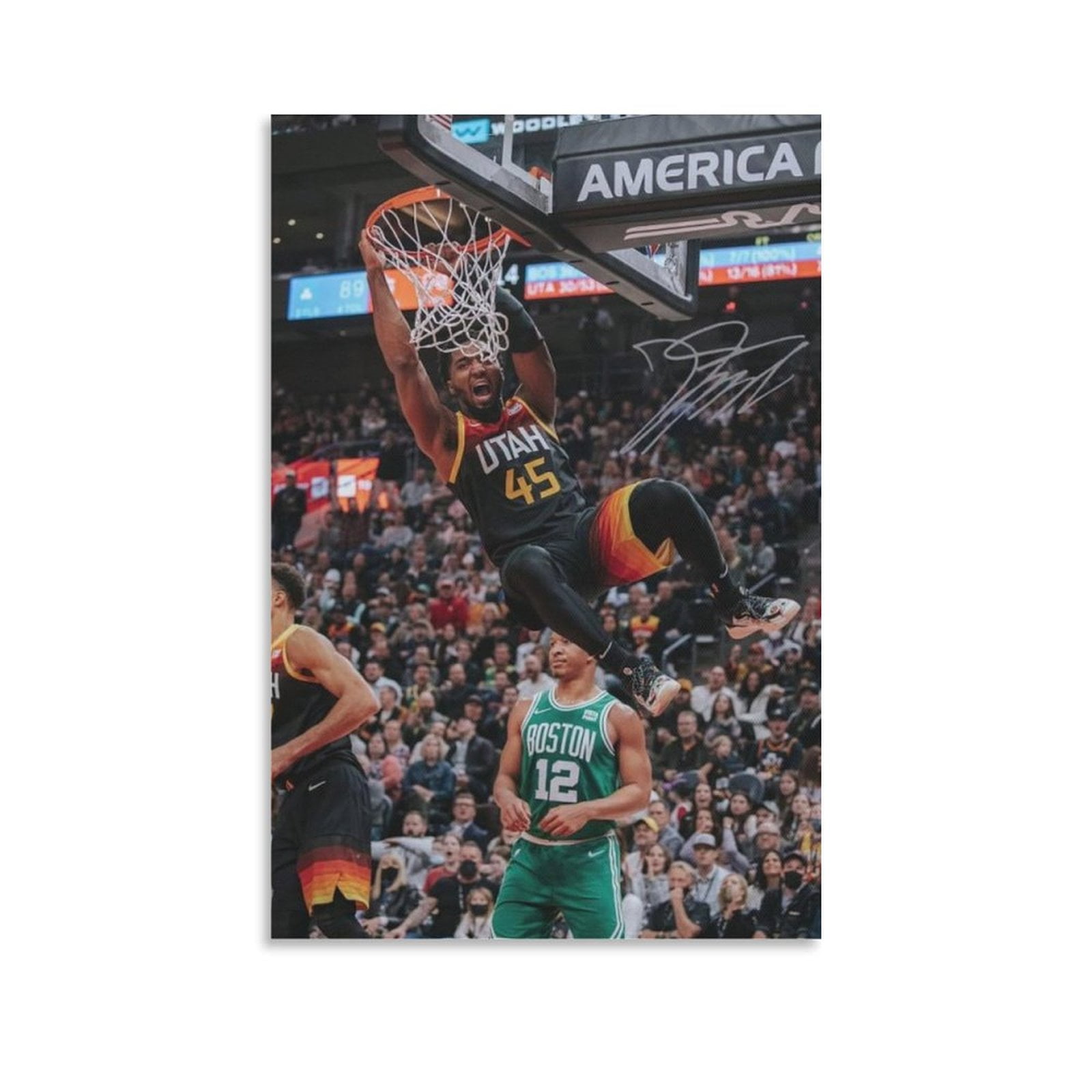 Donovan Mitchell Canvas Poster Print Photo Art Painting Canvas Poster ...