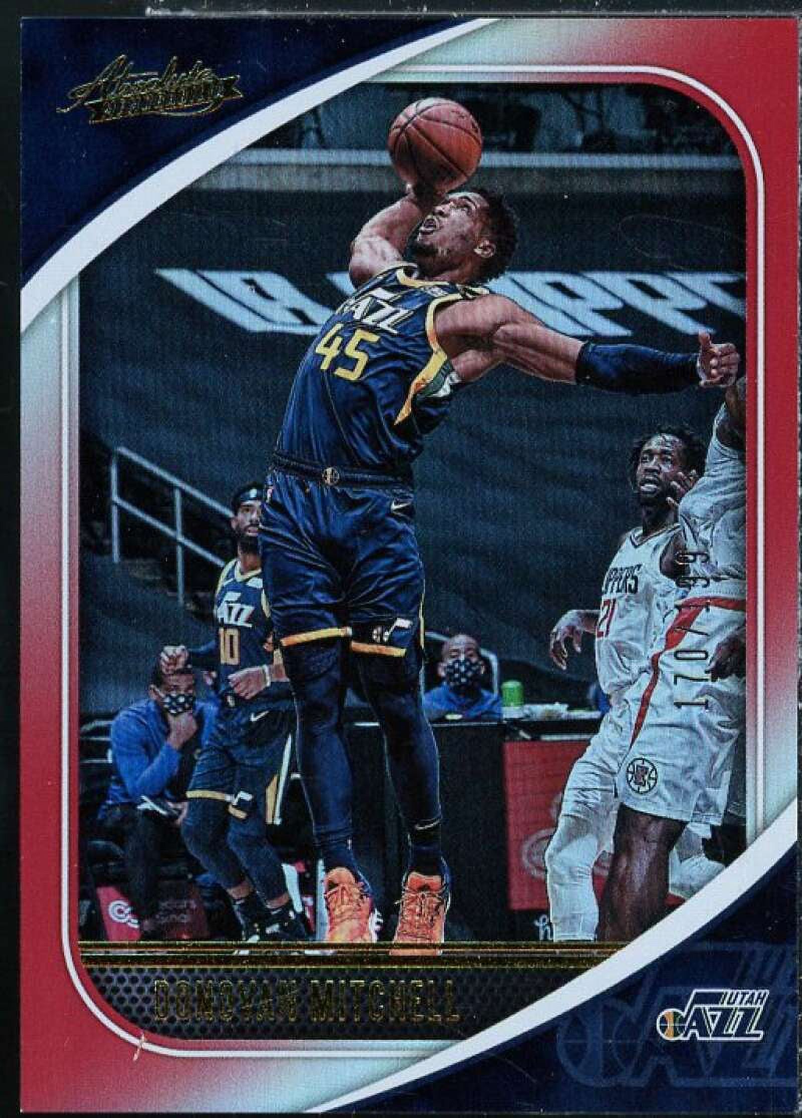 Donovan Mitchell Card 2020-21 Absolute Memorabilia Red #95 - Walmart.com