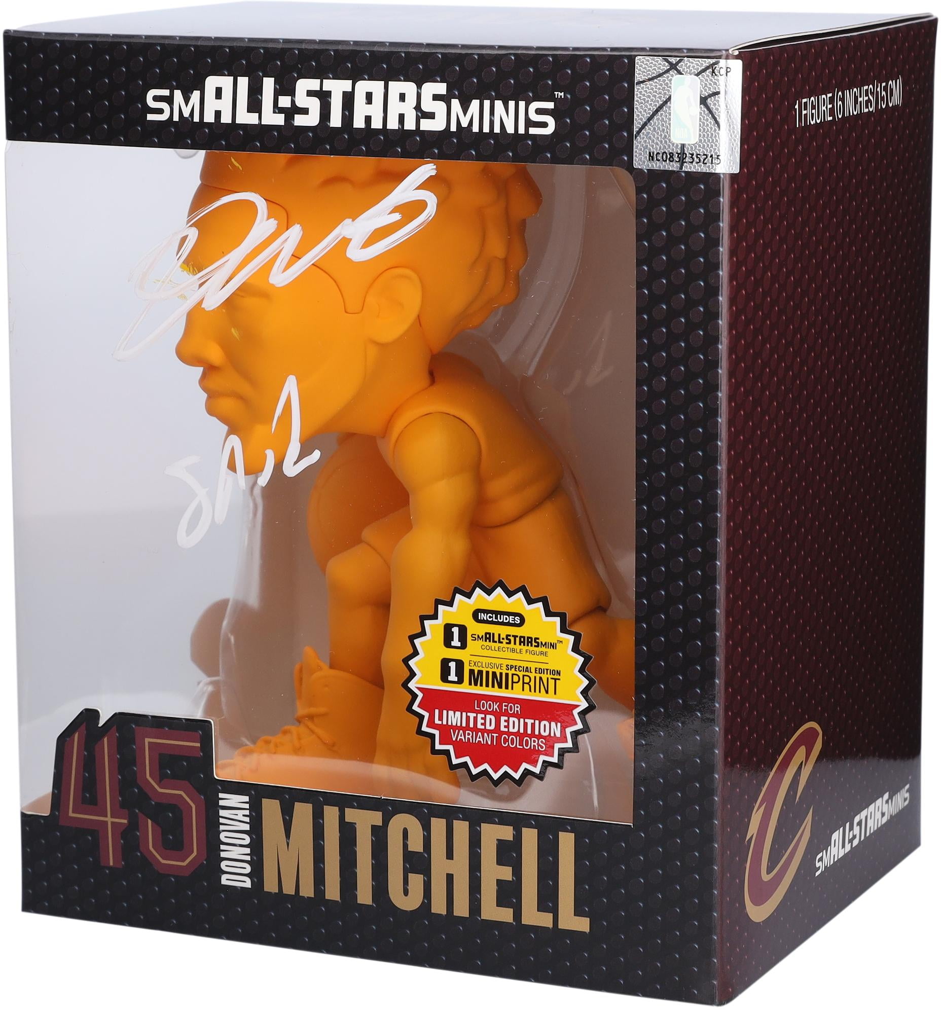 Donovan Mitchell Cleveland Cavaliers Autographed smALL-STARS Minis Rare Yellow Chase Variant 6 ...