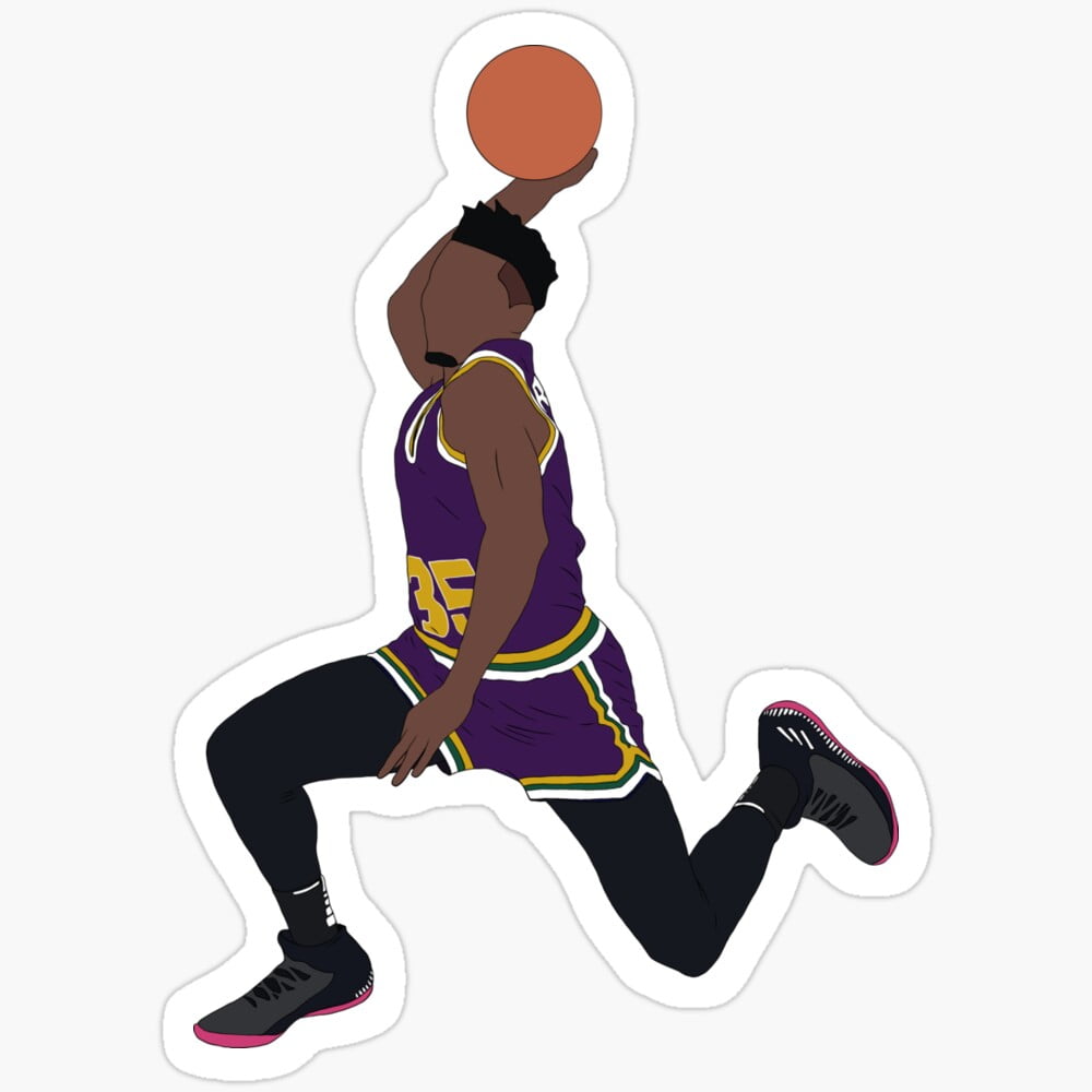 Donovan Mitchell Dunk Contest Sticker Phone Decal Water Bottle Stickers ...