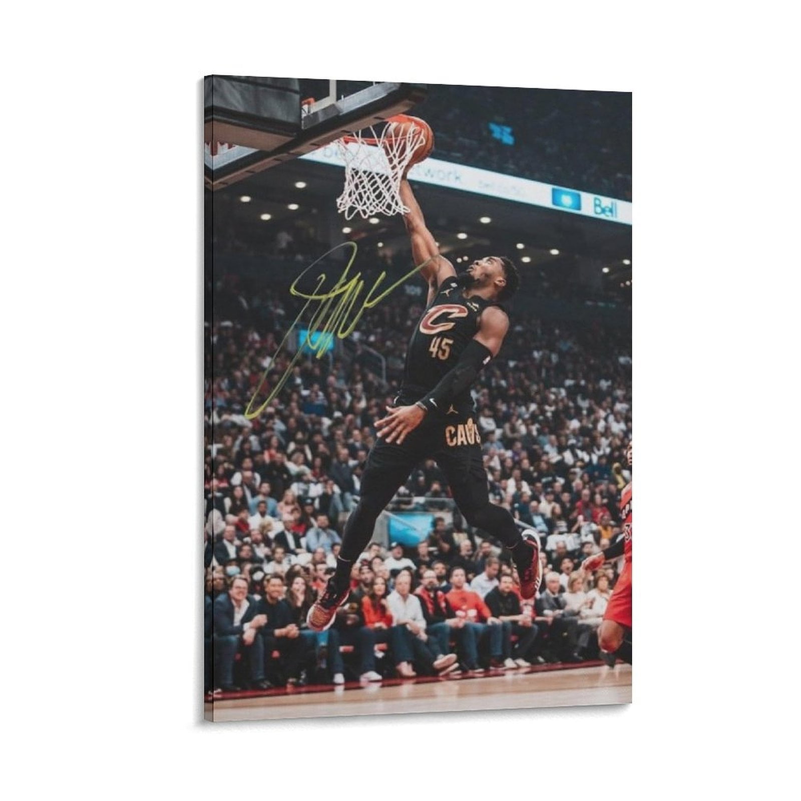 Donovan Mitchell Signed Basketball Poster Picture Print Canvas Poster ...