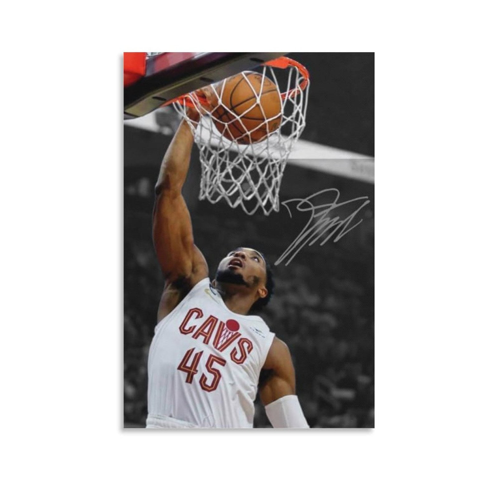 Donovan Mitchell Signed Poster Posters Wall Art Painting Canvas Gift ...