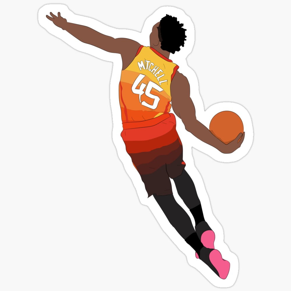 Donovan Mitchell Sticker Baseball Sticker, Football Sticker, Basketball ...