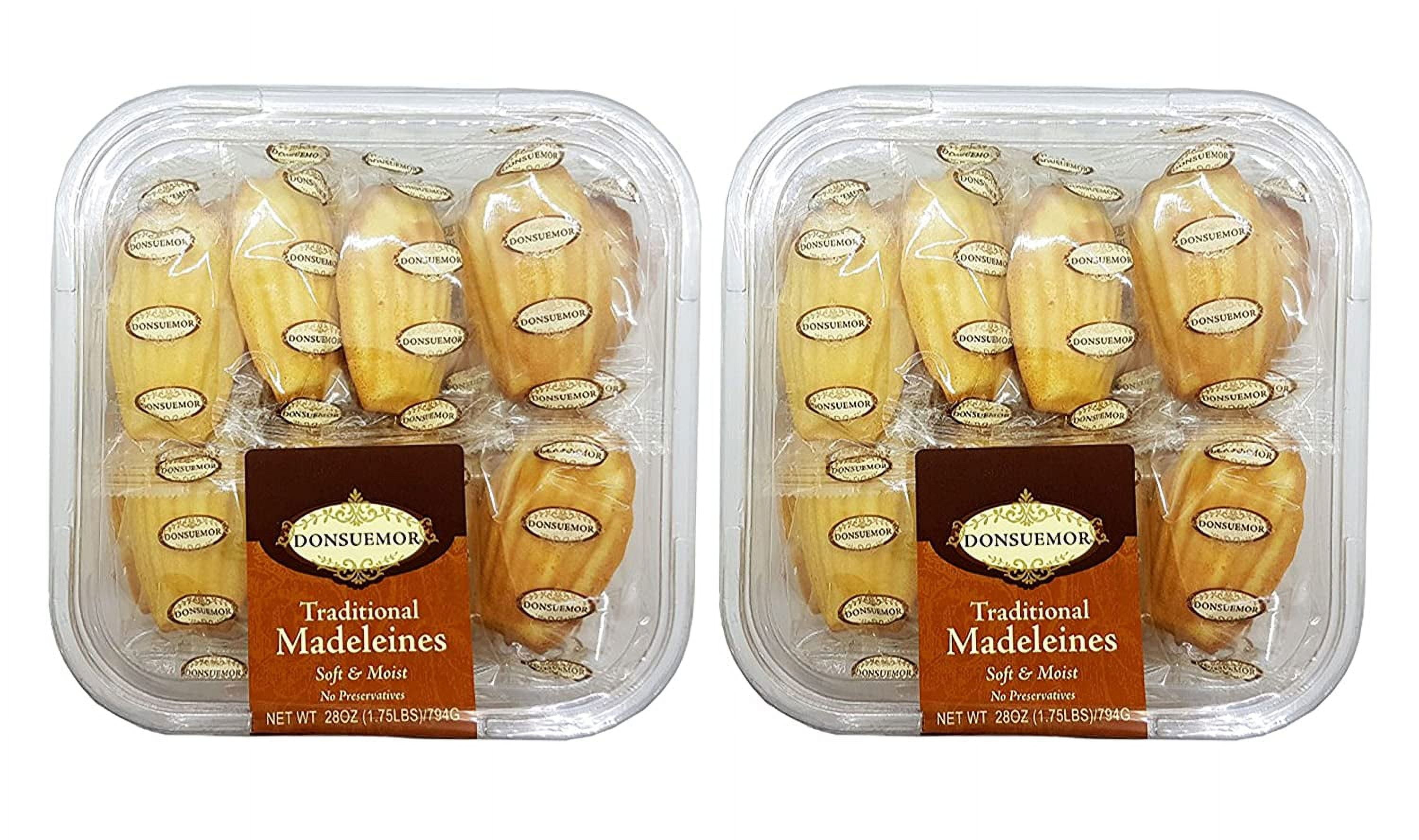Donsuemor Traditional French Madeleines Individually Wrapped - 28 Oz ...