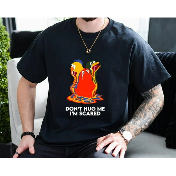Dont Hug Me Im Scared Horror Web Series Melty Face Fan Art Unisex T ...