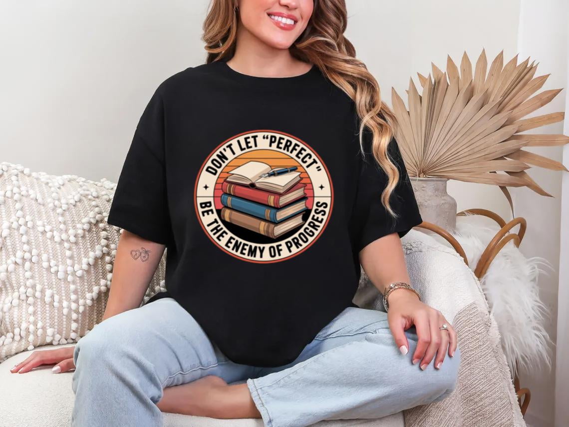 Dont Let Perfect Be The Enemy Of Progress Motivational Quote Gift ...