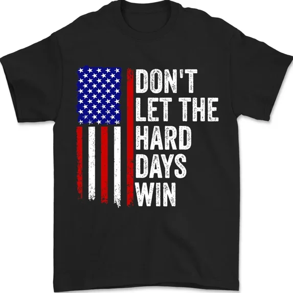 Dont Let the Hard Days Win Quote Motivational Positive Message Graphic ...
