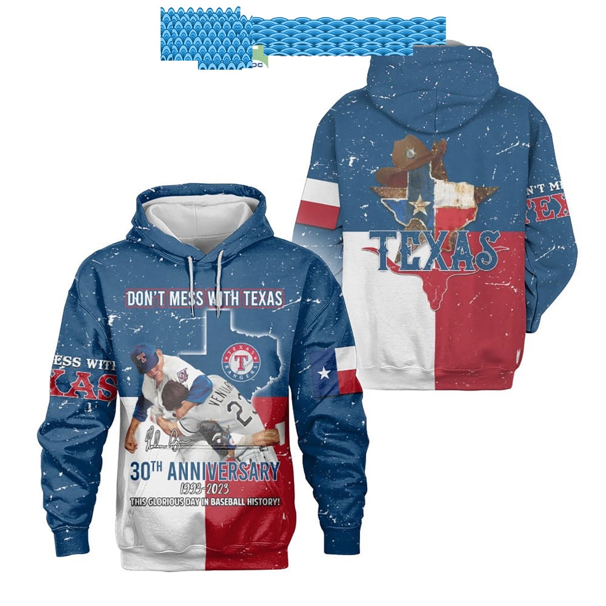 Dont Mess With Texas 30th Anniversary 1993 2023 Hoodie T Shirt ...