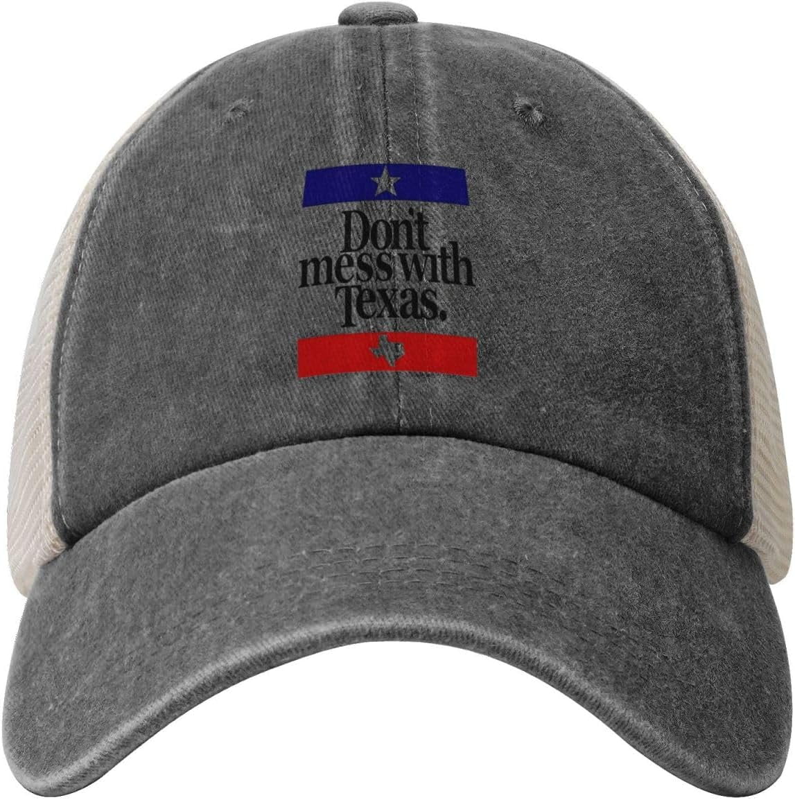 Dont Mess with Texas Cowboy Hat Men Vintage Mesh Baseball Cap Women Dad ...