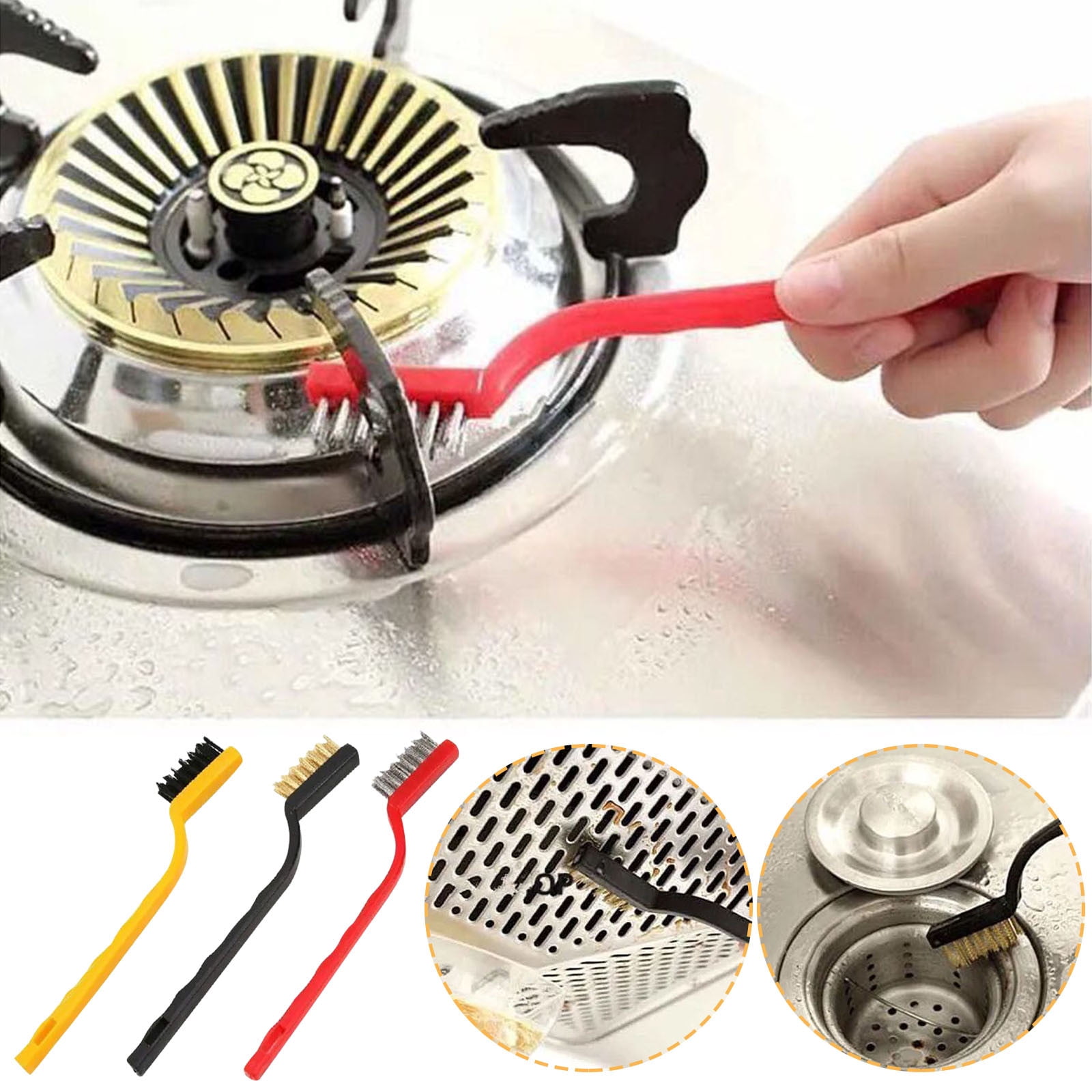 Dont Miss Out, Gas Cooker Range Hood Cleaning Brush Set, Stainless ...