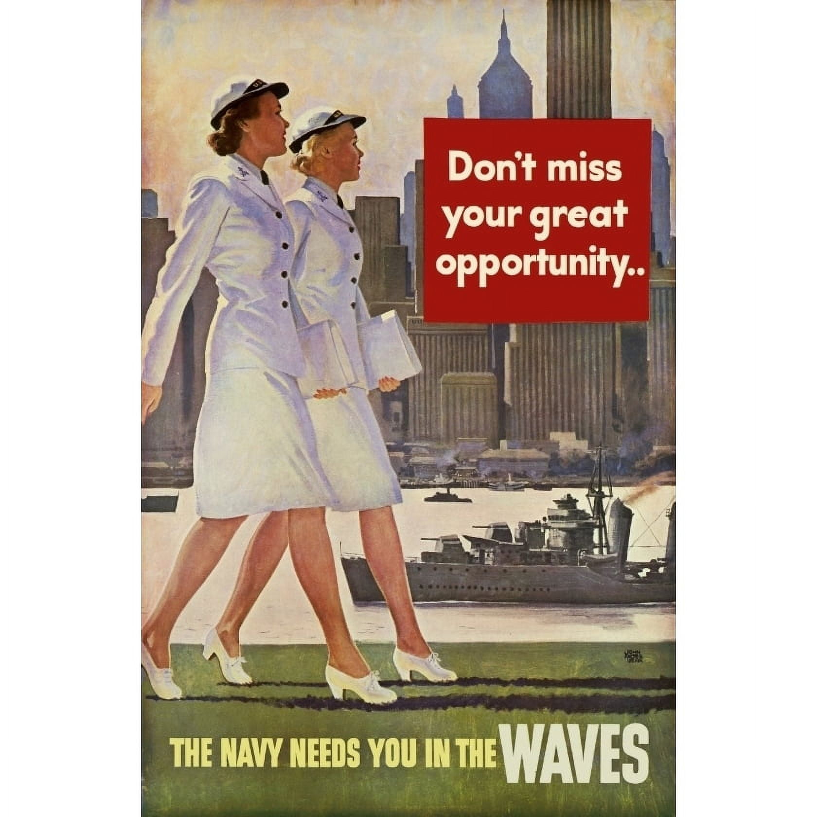 Dont Miss Your Great Opportunity--The Navy Needs You In The WAVES ...