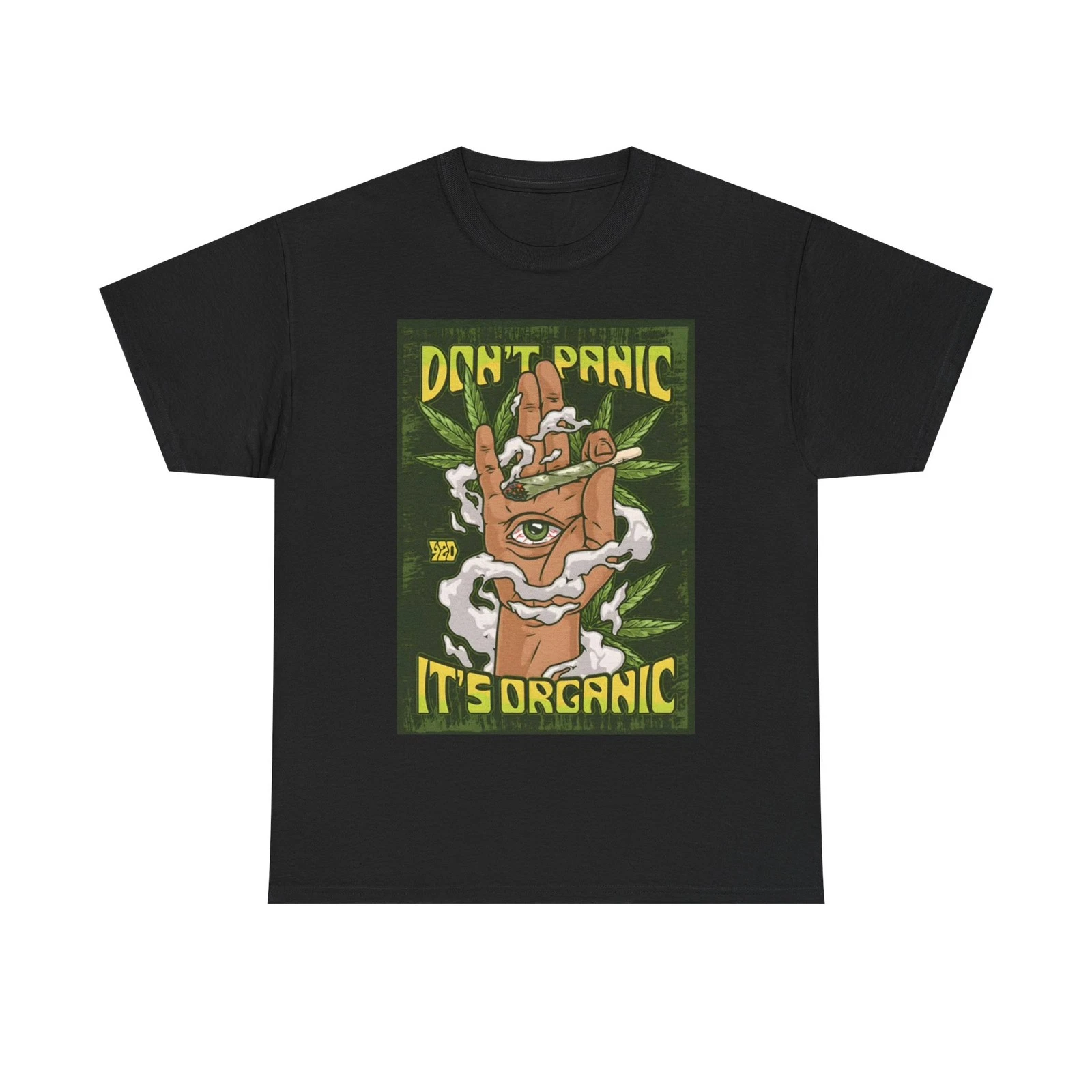 Dont Panic Its Natural Chill Humor Botanical Art Unisex T-Shirt, up to ...
