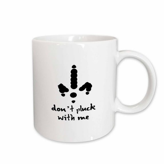 3drose, Dont Pluck with Me Thanksgiving Dinner Design, 15oz Mug ...
