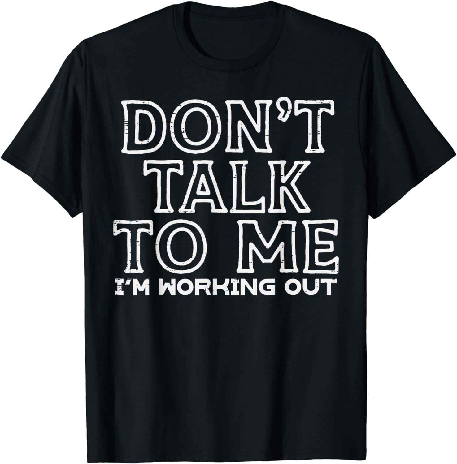 Dont Talk To Me Im Working Out Gym Fitness Men Women Kids T-Shirt ...