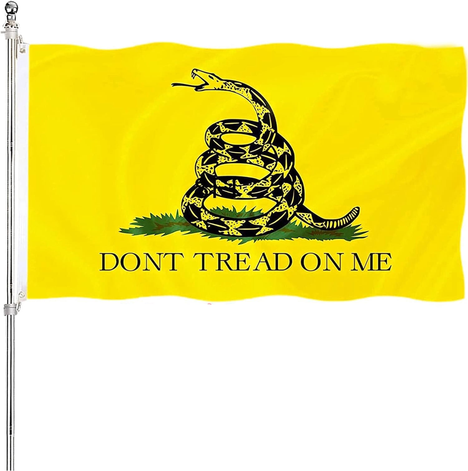 Dont Tread On Me Flag Gadsden Flag 2x3 FT Outdoor Double Sided ...