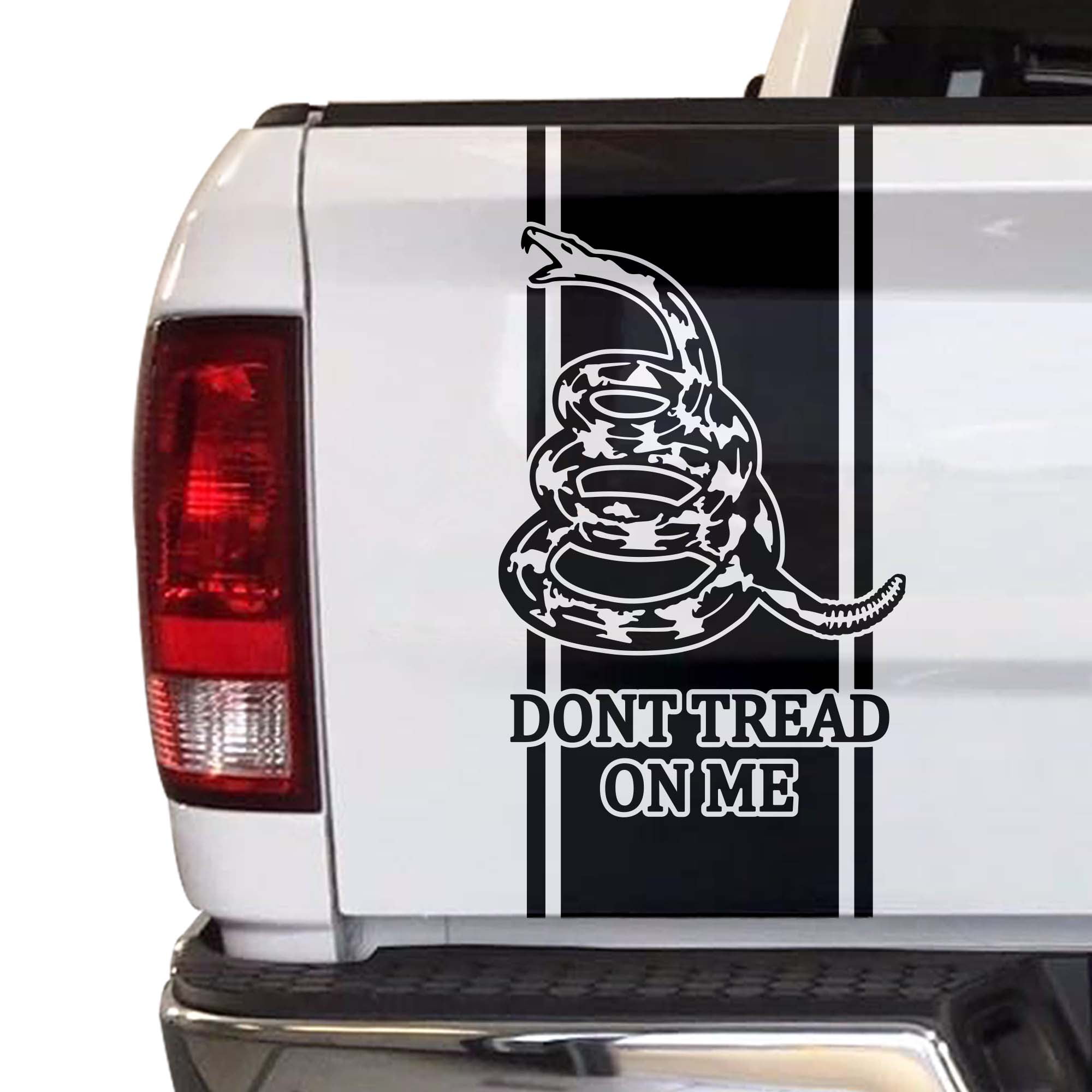 Dont Tread On Me Gadsden Flag Truck Tailgate Vinyl Decal Sticker ...