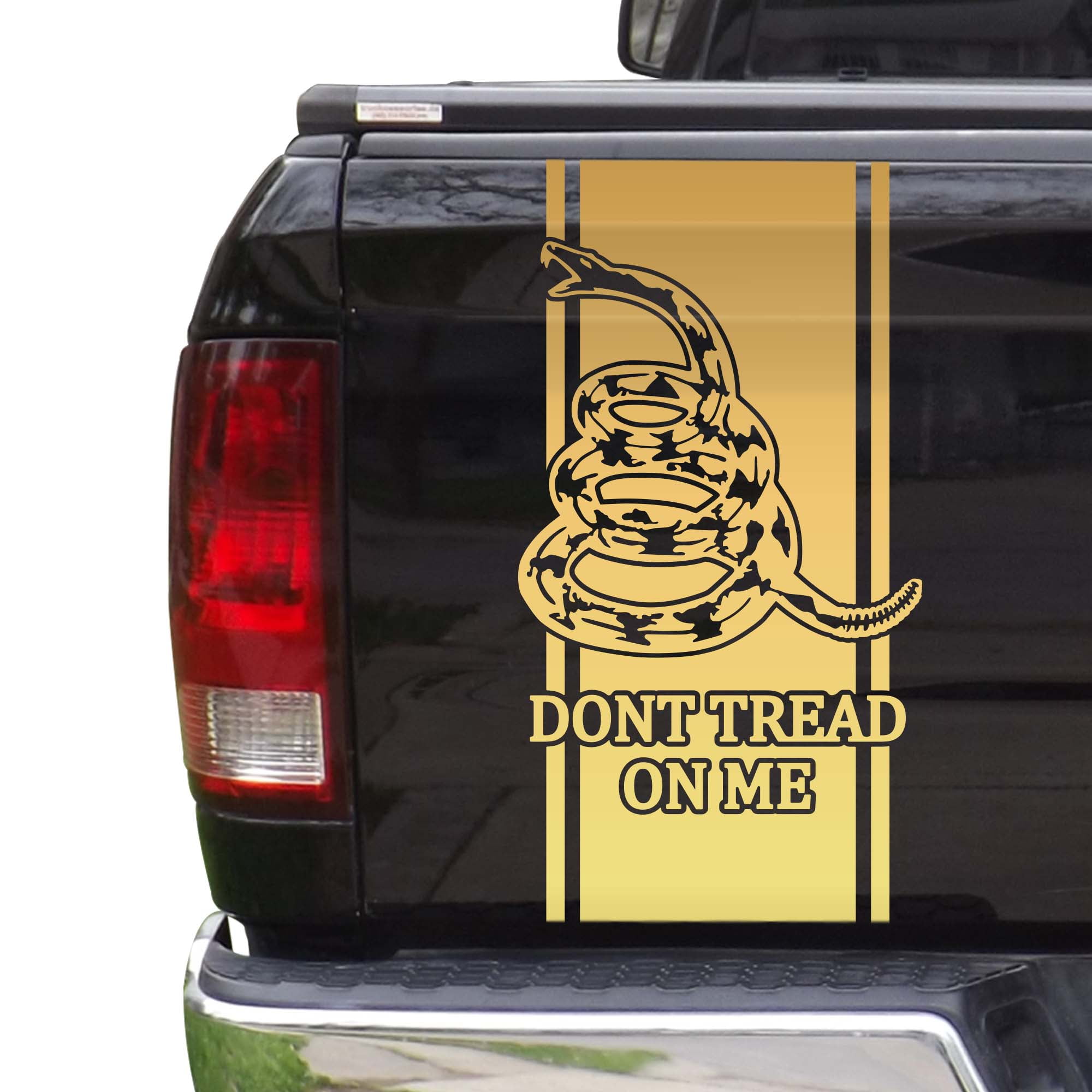 Dont Tread On Me Gadsden Flag Truck Tailgate Vinyl Decal Sticker ...