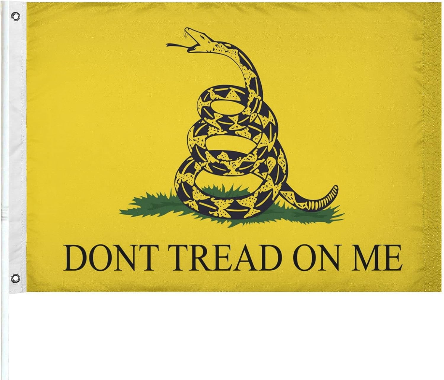 Dont Tread on Me Flag Outdoor Snake Garden Flag for Outside Funny Flags ...