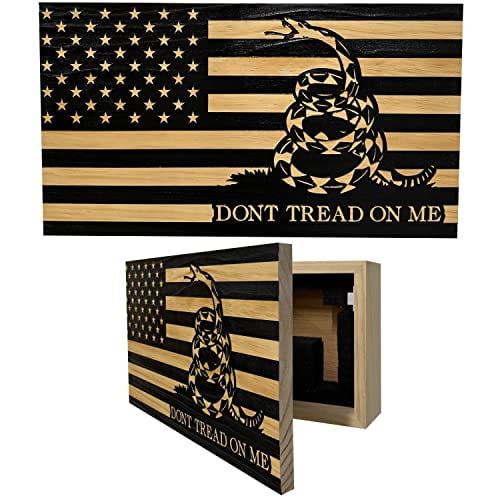Dont Tread On Me American Flag Hidden Gun Storage, Dont Tread On Me ...