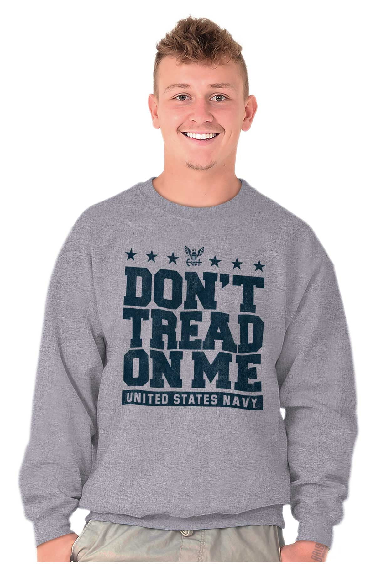 Dont Tread On Me United States Navy Unisex Plus Size Sweatshirt Brisco ...