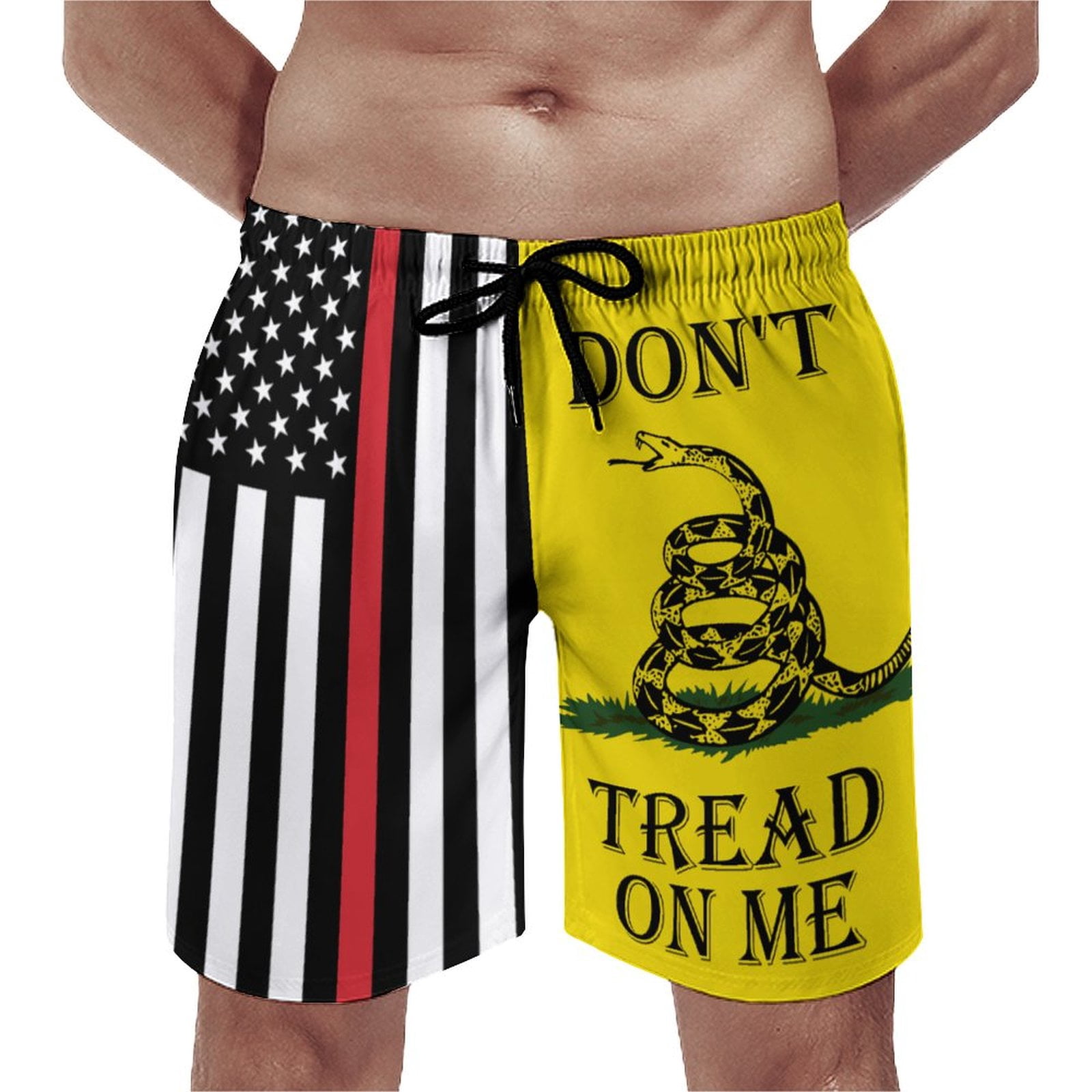 Gadsden Swim Trunk for Men, Breathable Bathing Suit, Quick Dry Board ...