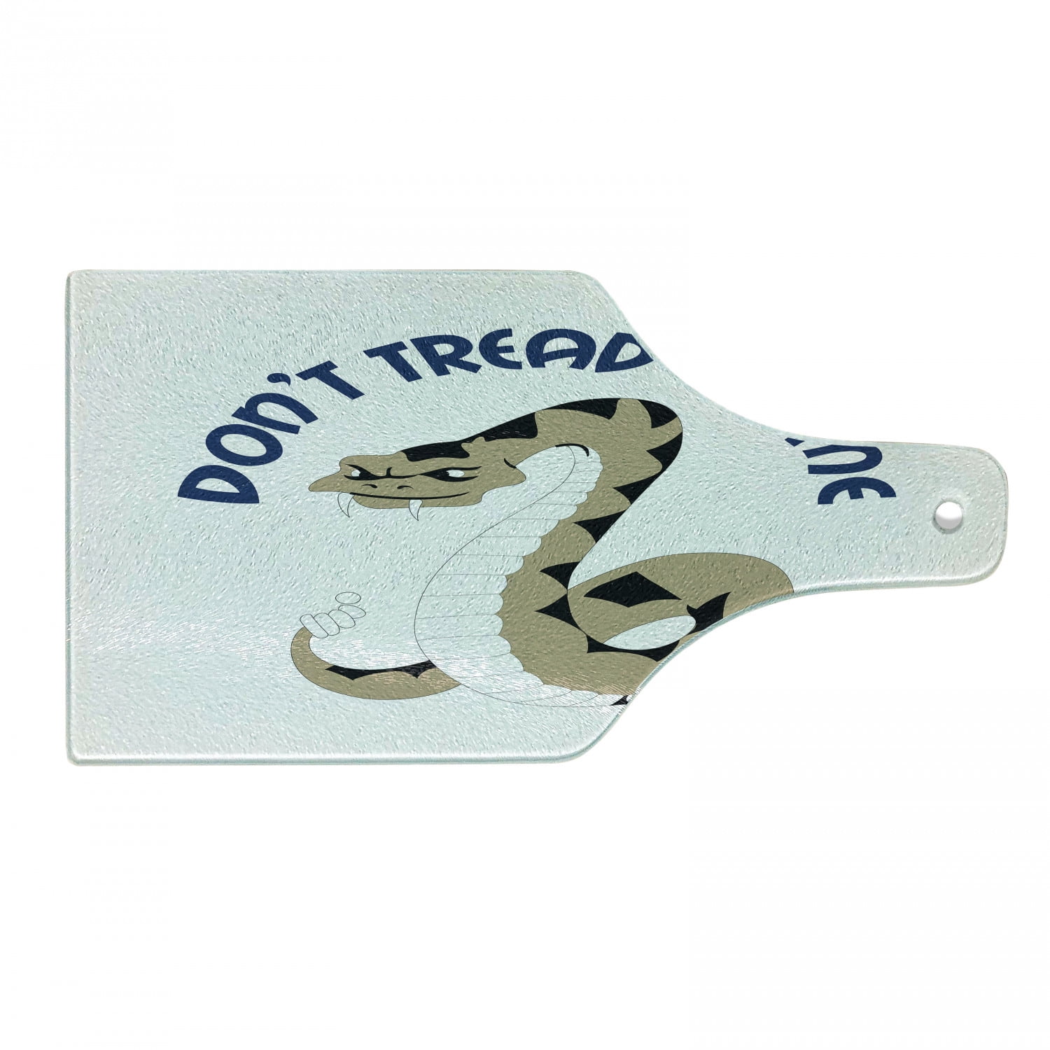 Dont Treat on Me Cutting Board, Dangerous Poisonous Snake with Rattle ...