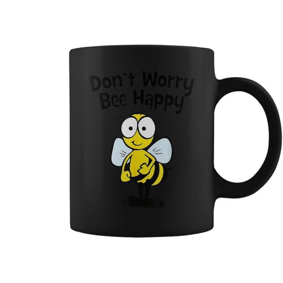 Dont Worry Bee Happy Coffee Mugs - Walmart.com