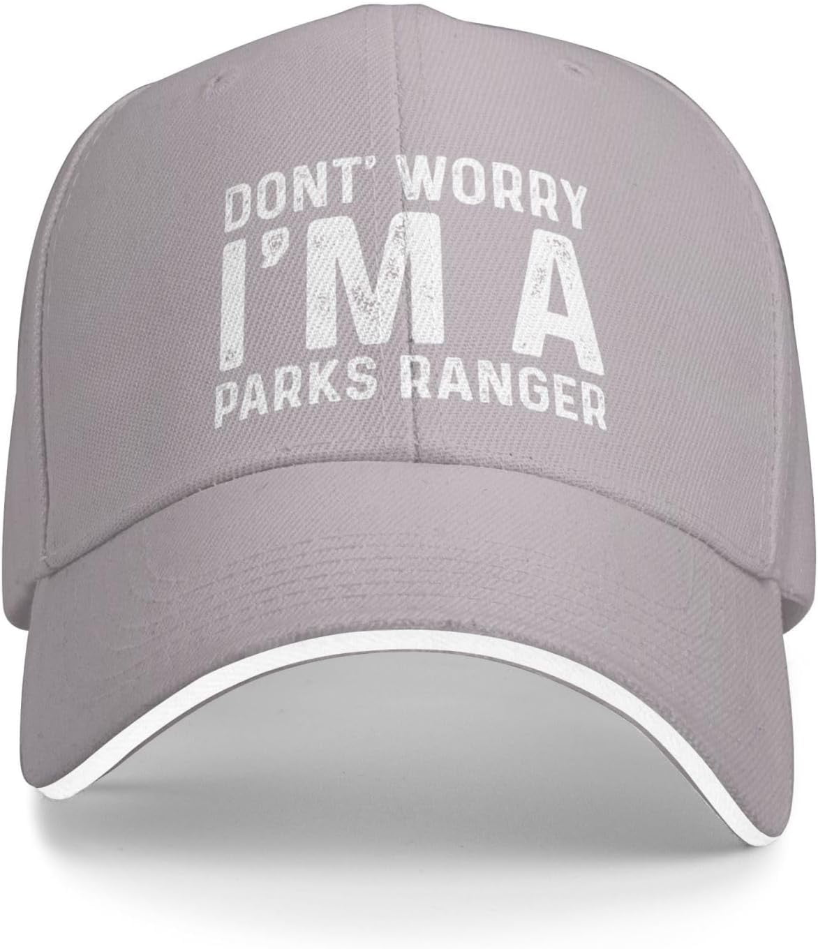 Dont' Worry I'm A Parks Ranger Hat for Men Dad Hat with Design Hat ...