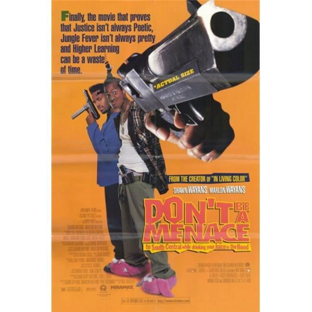 Dont be a Menace to South Central While Movie Poster - 11 x 17 in ...