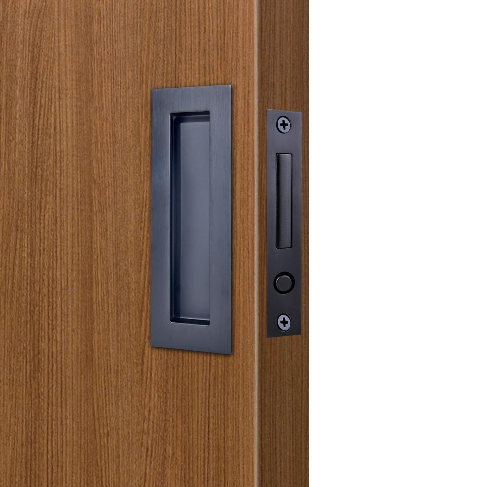 Dontay 2 Set Sliding Pocket Door Handles, 304 Stainless Steel Non ...