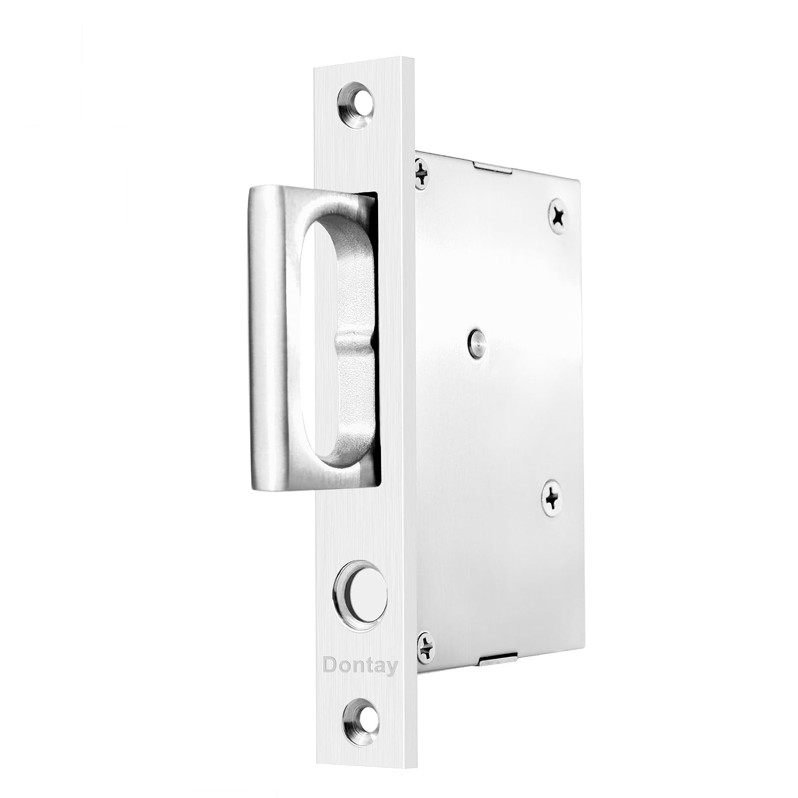 Dontay Pocket Door Edge Pull with Pop-Out Ring, Heavy-Duty Hidden Flush ...