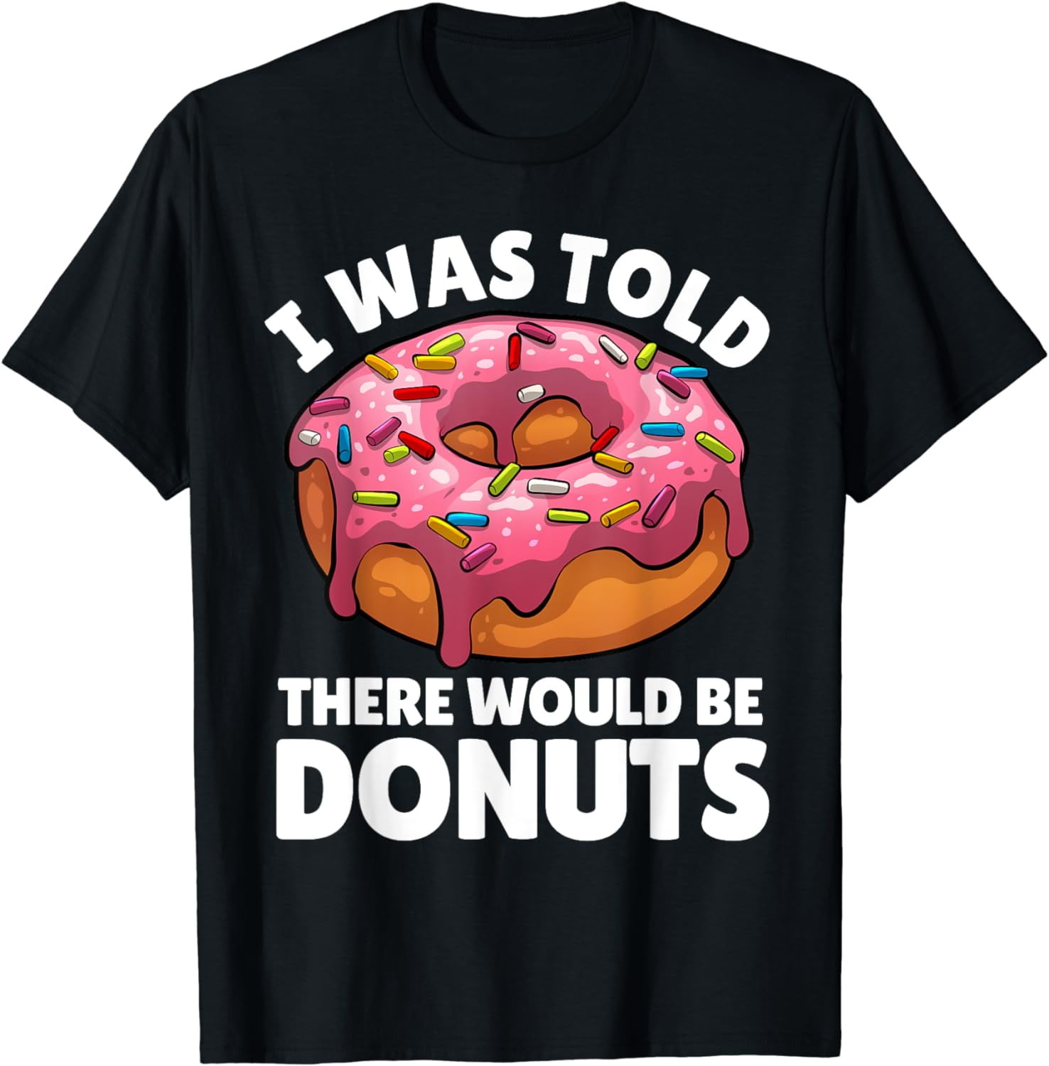 Donut Art For Men Women Kids Doughnut Novelty Lover Donut T-Shirt ...