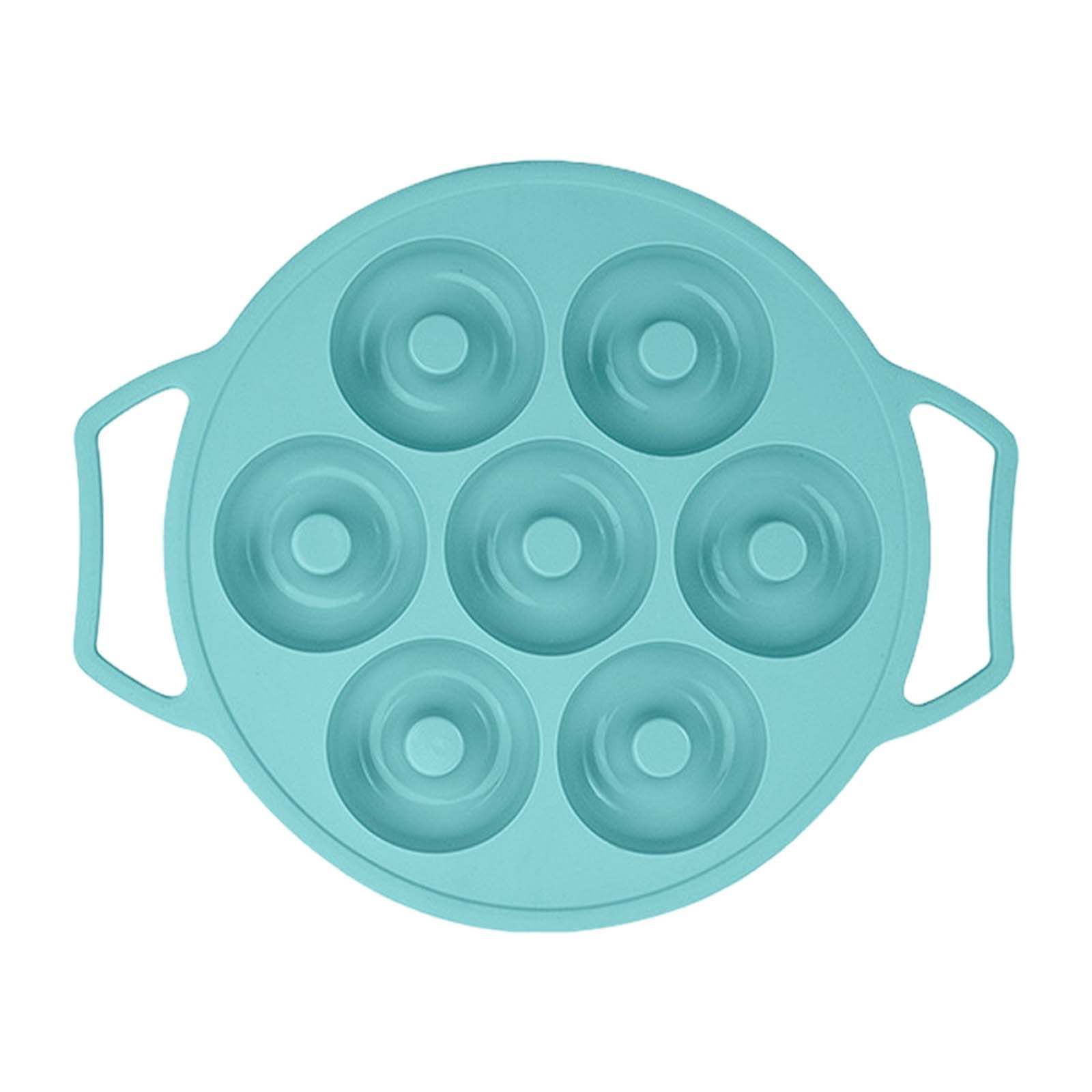 Donut Baking Pans, 1 Pack Nonstick Doughnut Pans 7 Cavity, Carbon Steel ...