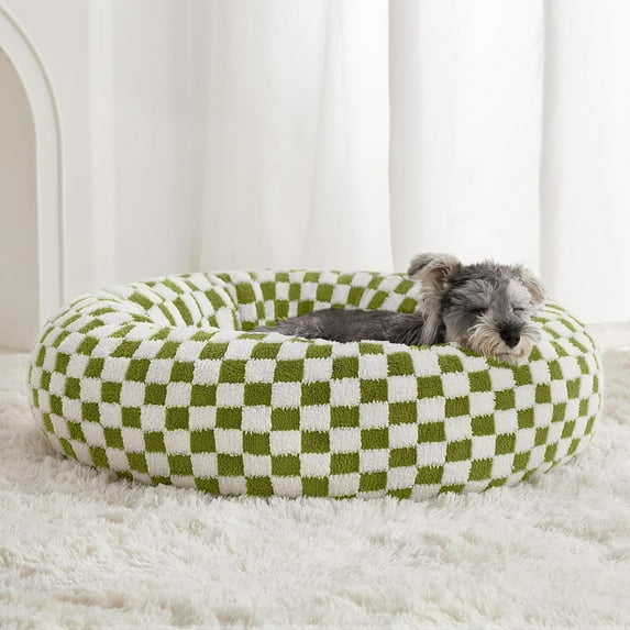 Donut Beds for Small Dogs, Cute Small Bed for Puppy and Kitten, Round ...