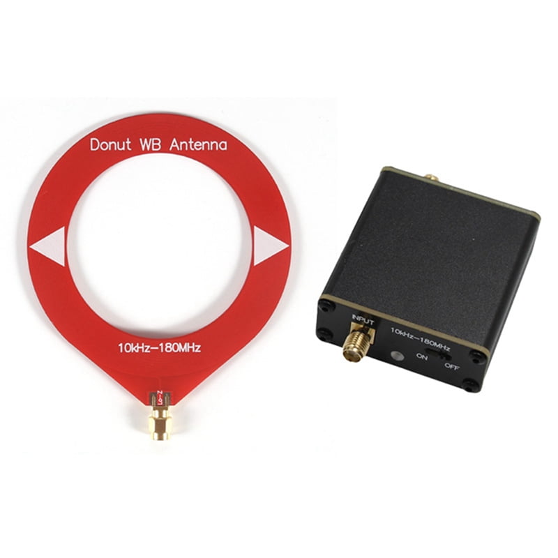 Donut Broadband Antenna 10kHz-180MHz with Low Impedance Converter for ...