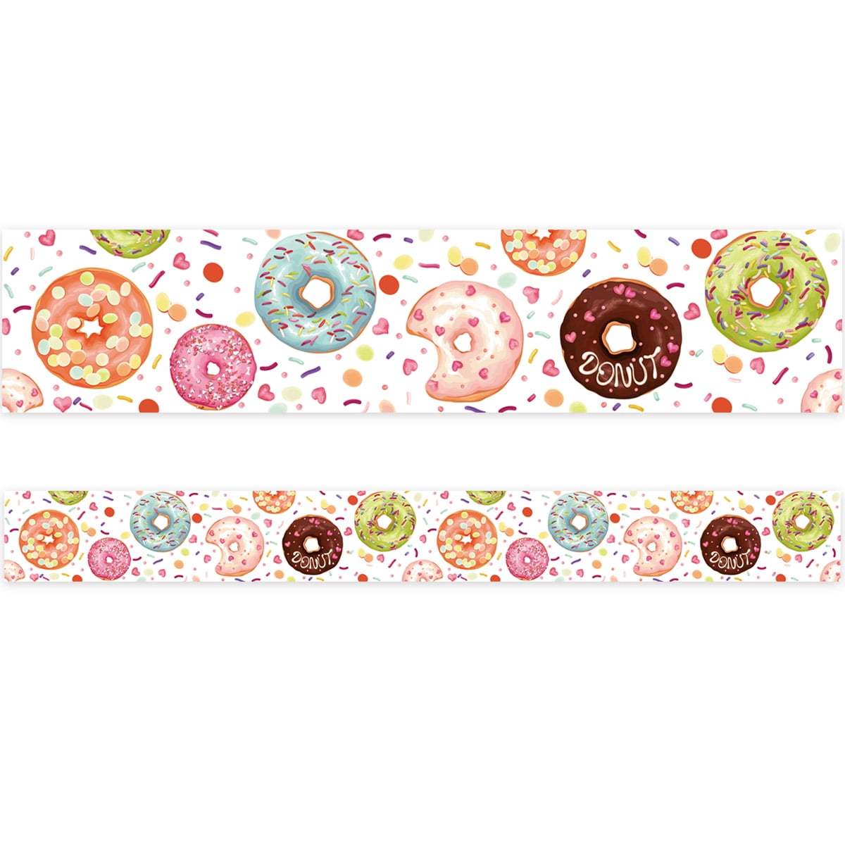Fancy Land Donut Bulletin Board Border, 36ft Straight, Classroom Crafts ...