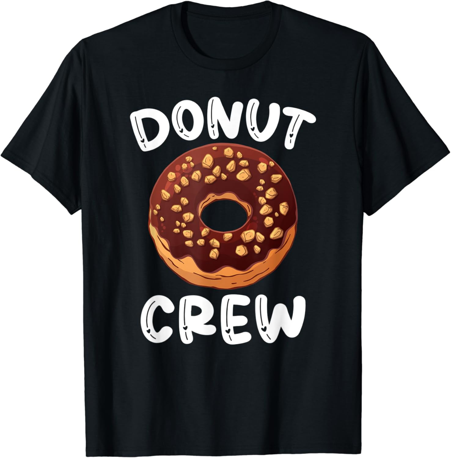 Donut Crew Pink Sprinkle Doughnut Lovers Donuts Donut Foodie T-Shirt ...